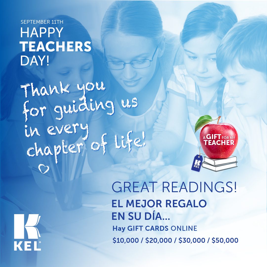 ¿Estás pensando en agasajar a tu teacher? – Kel Ediciones